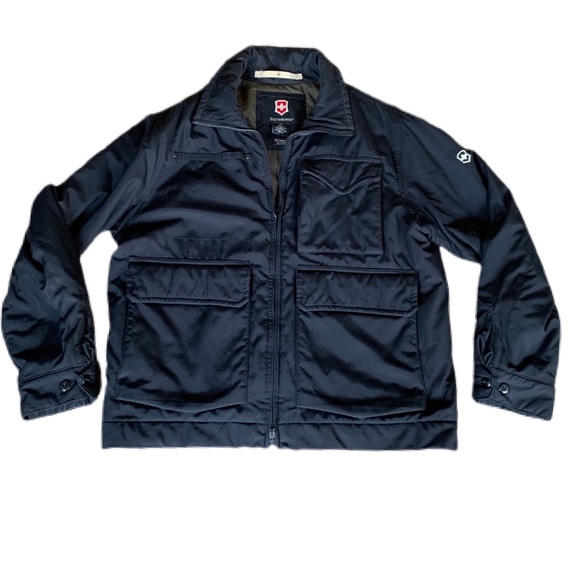 Victorinox | Jackets & Coats | Victorinox Black Utility Coat Size Xl ...